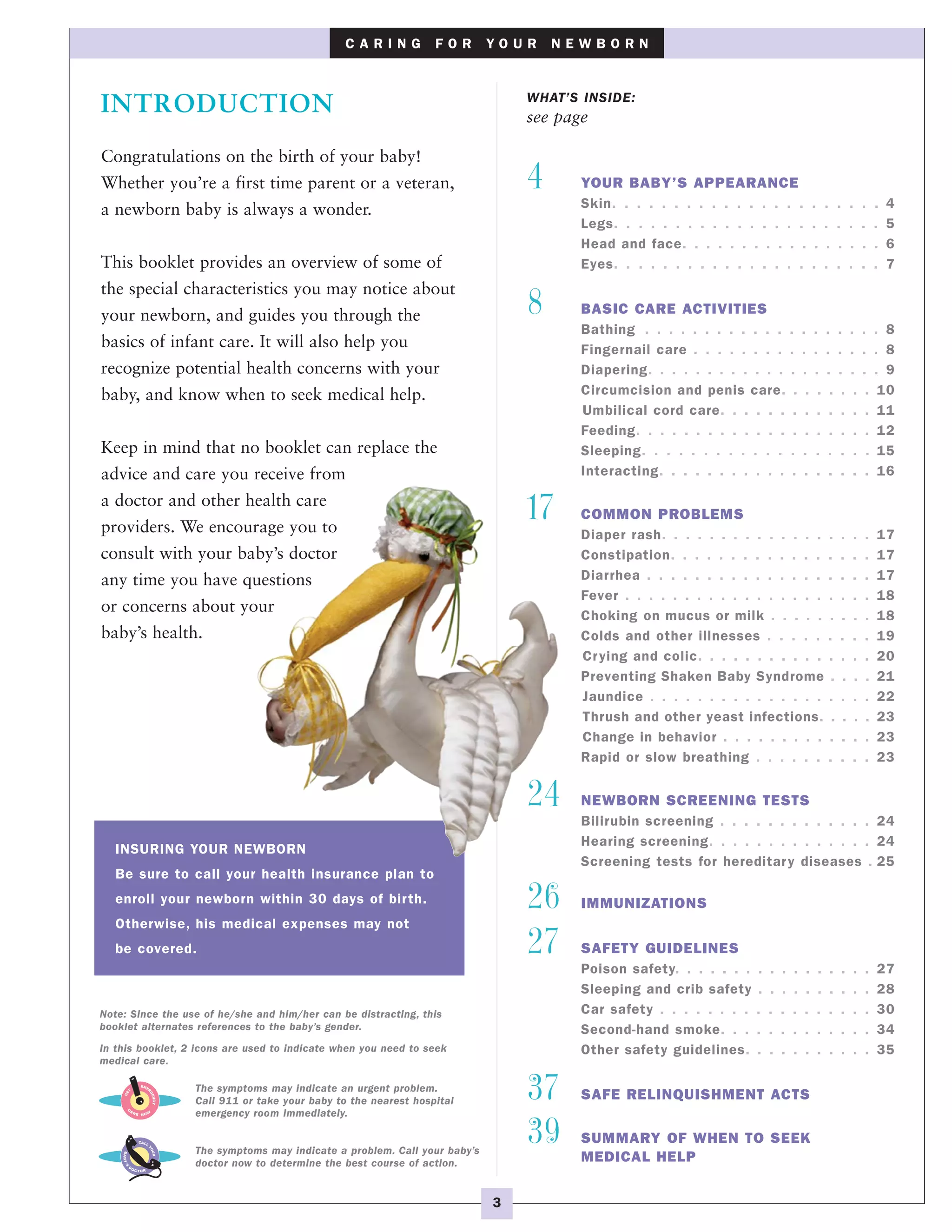 A Guide to Caring for your Newborn Baby | PDF