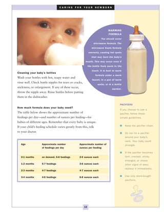 A Guide to Caring for your Newborn Baby | PDF