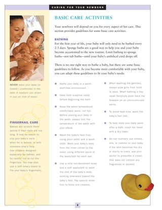 A Guide to Caring for your Newborn Baby | PDF