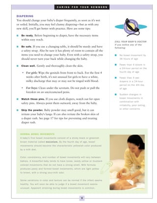 A Guide to Caring for your Newborn Baby | PDF