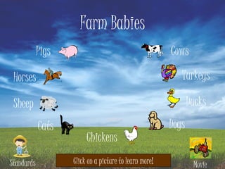 Baby farm animals | PPT