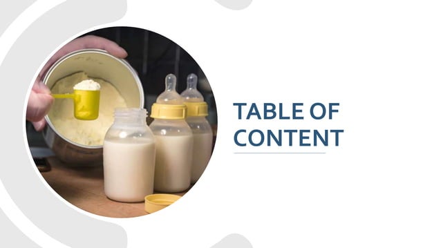 Detailed Report On Baby Formula Manufacturing Unit | PPT