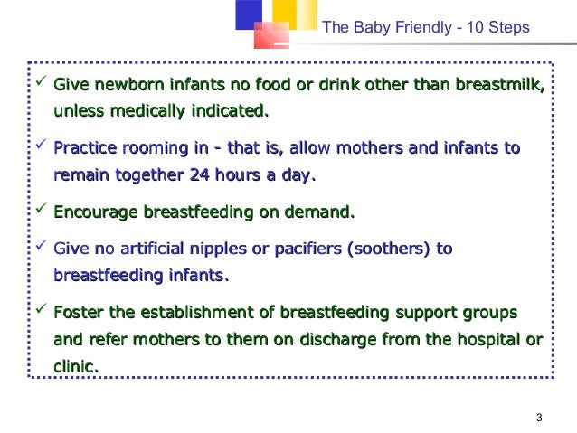 Baby friendly hospital initiatives – DR. TRYNAADH
