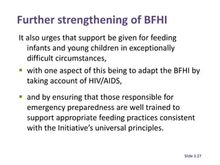 Baby friendly hospital initiatives | PPTX