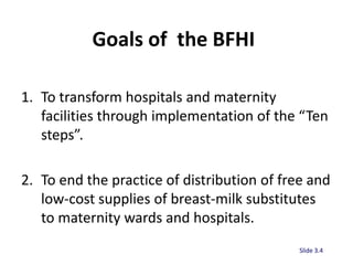 Baby friendly hospital initiatives | PPTX