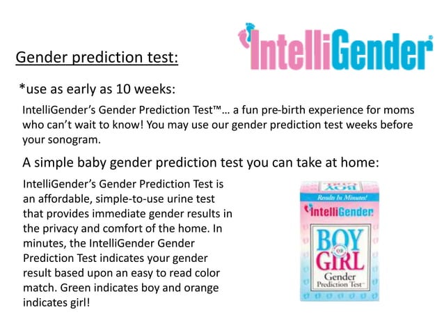 Baby gender predictor boy or girl | PPTX