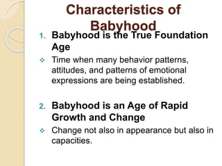 Post natal Period - Babyhood | PPT