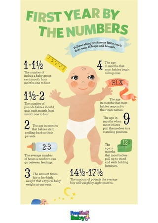 Babies First Years By Number | PDF