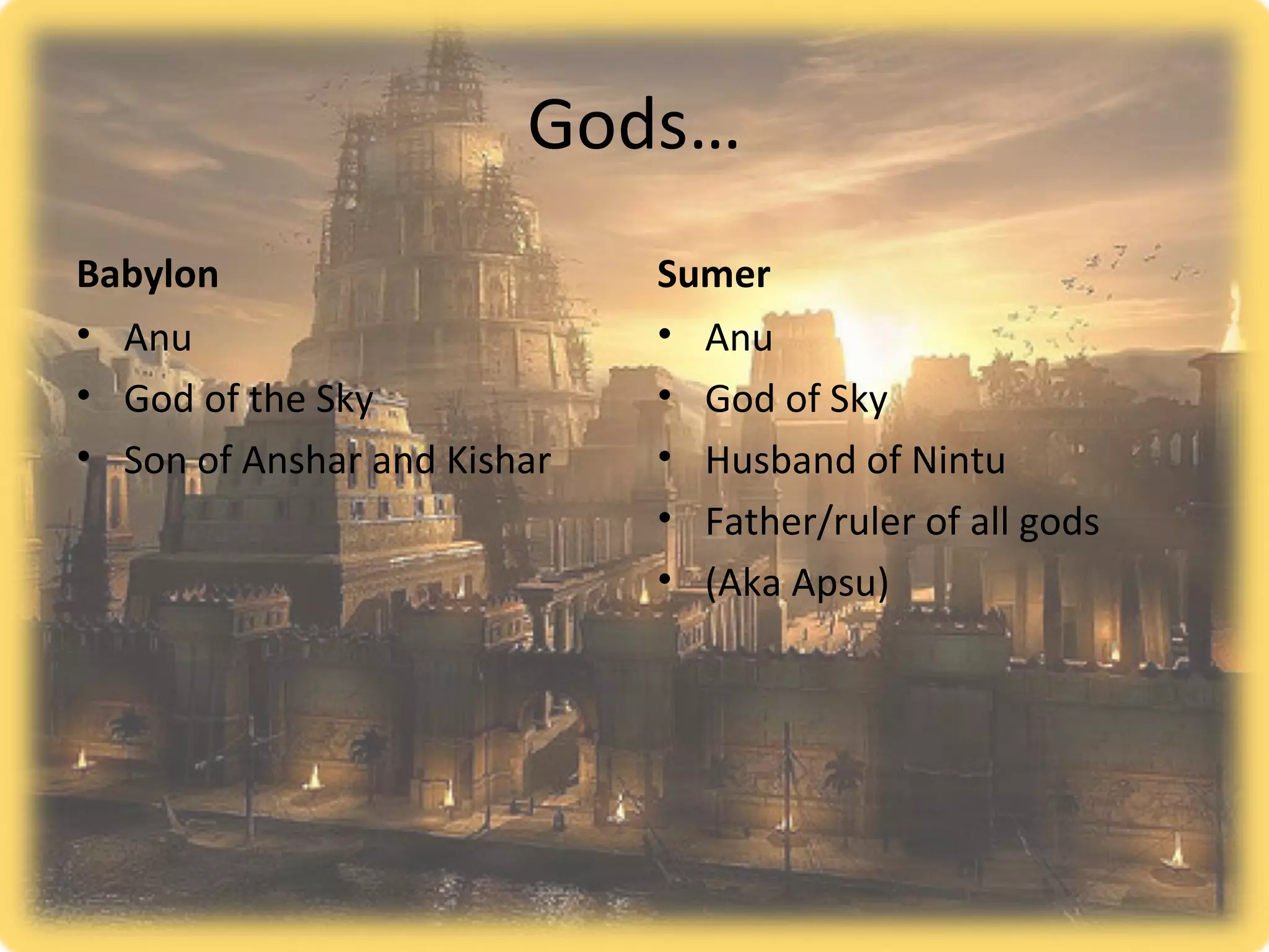 Babylon Power Point | PPT