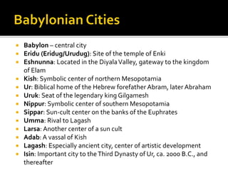Babylonian Civilization | PPTX