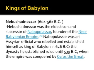 Babylonian Civilization | PPTX