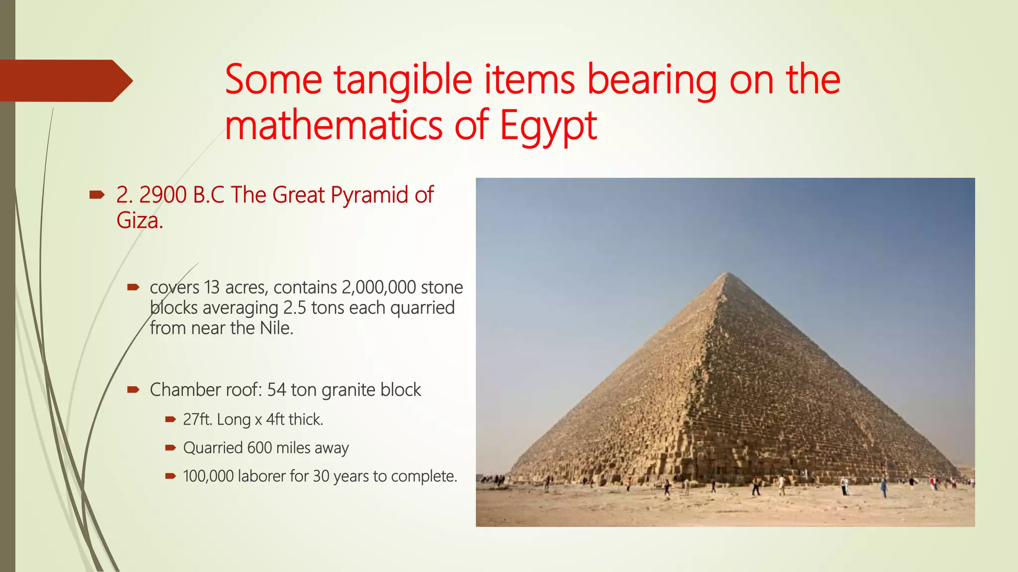 Babylonian and egyptian mathematics | PPTX