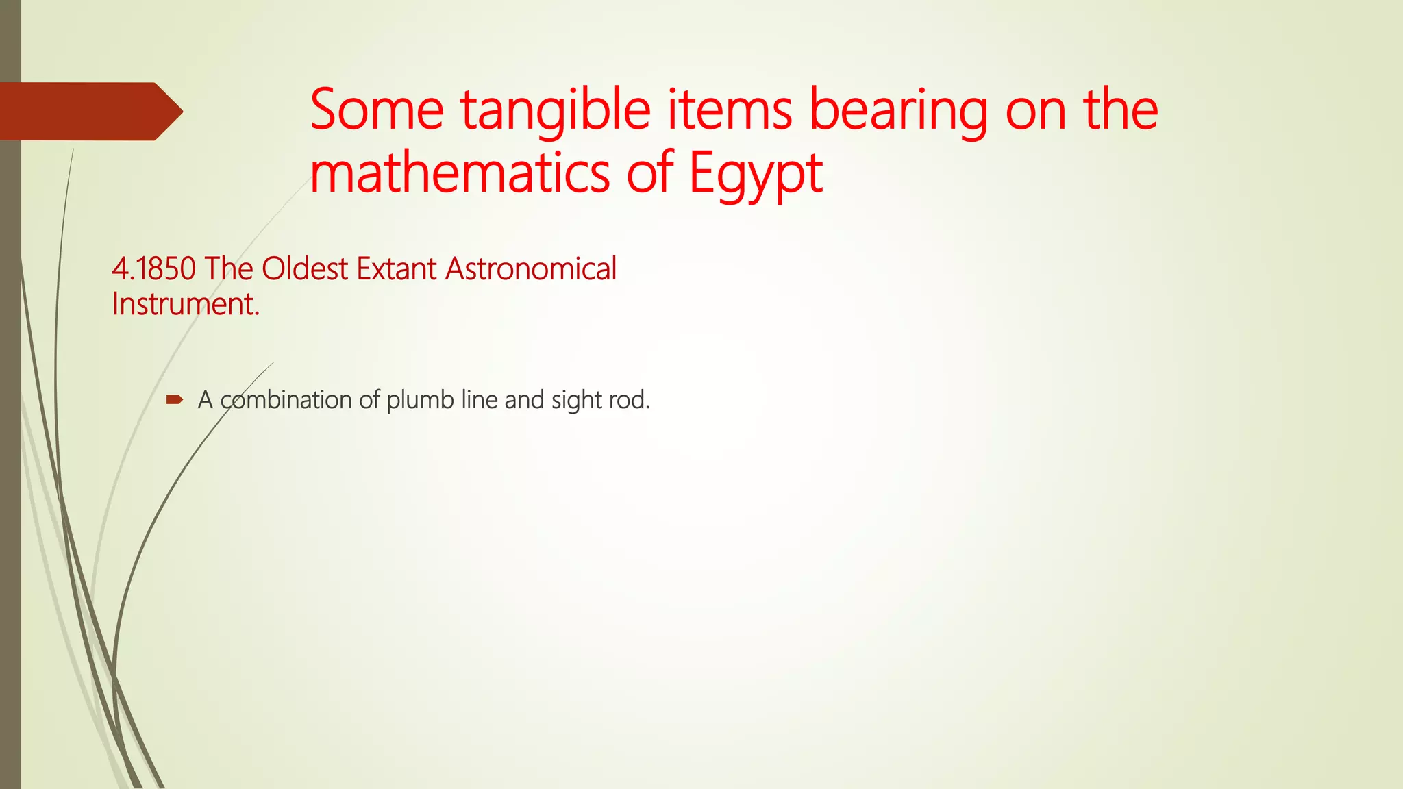 Babylonian and egyptian mathematics | PPTX