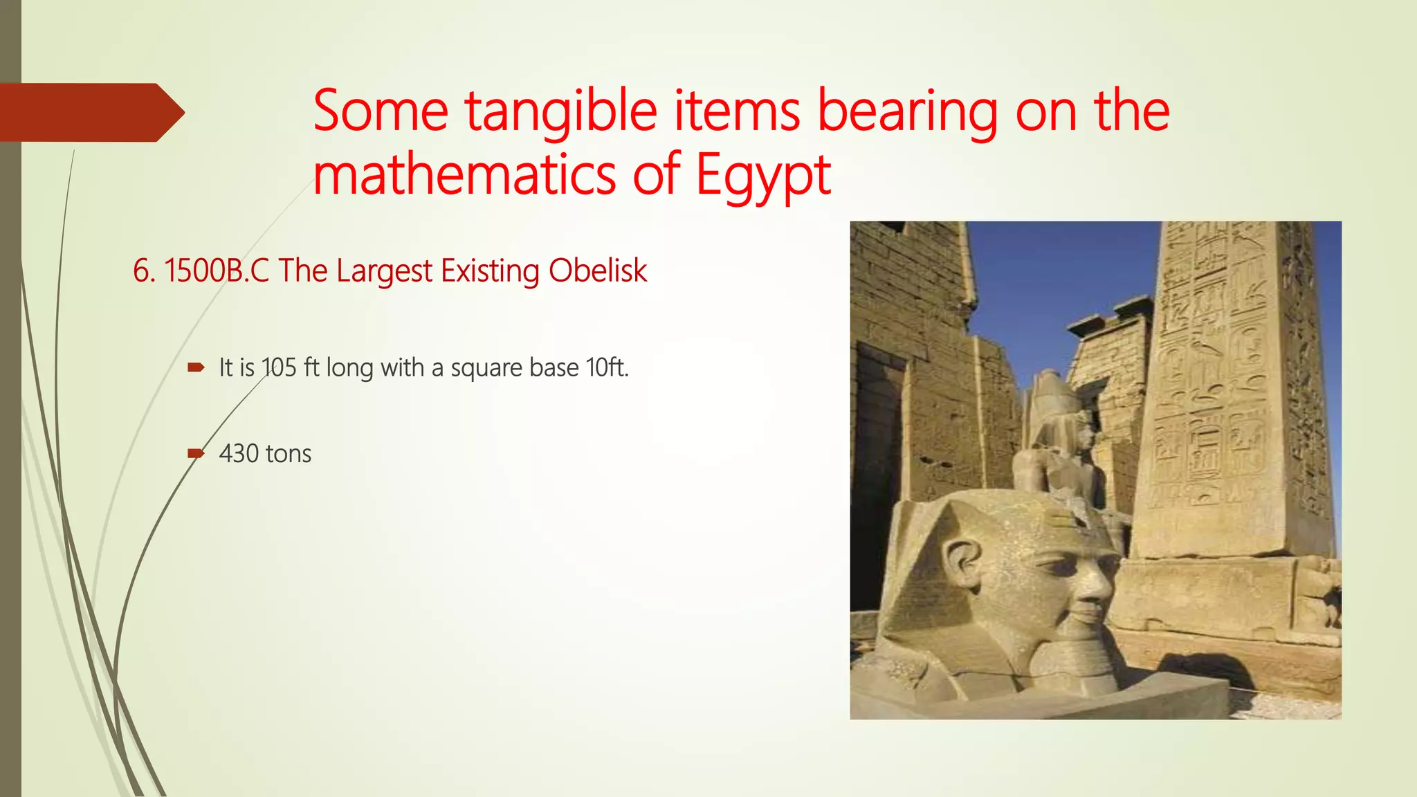Babylonian and egyptian mathematics | PPTX