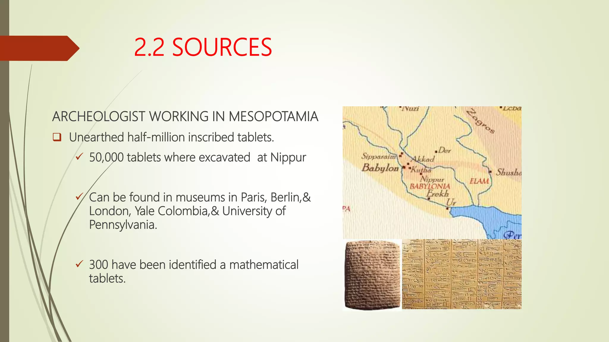 Babylonian and egyptian mathematics | PPTX