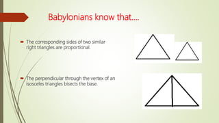 Babylonian and egyptian mathematics | PPTX