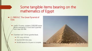 Babylonian and egyptian mathematics | PPTX