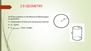 Babylonian and egyptian mathematics | PPTX
