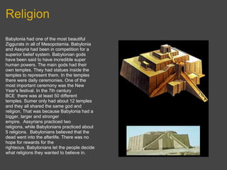 Babylonia Socials Wequest Project | PPTX