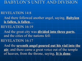 Babylon Is Fallen | PPT