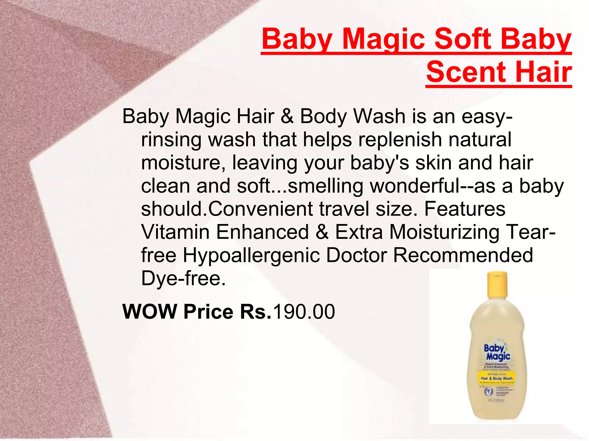 Baby magic baby care products | PPT