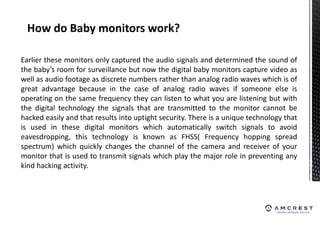 Baby monitors are the future of parenting! | PPT