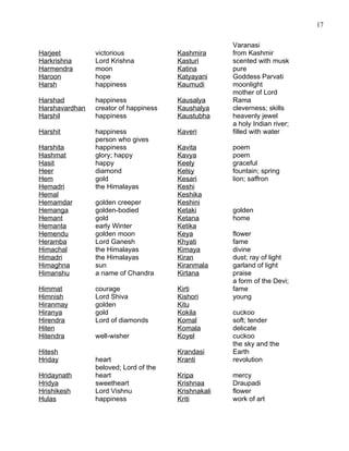 Golden Baby Name Meaning