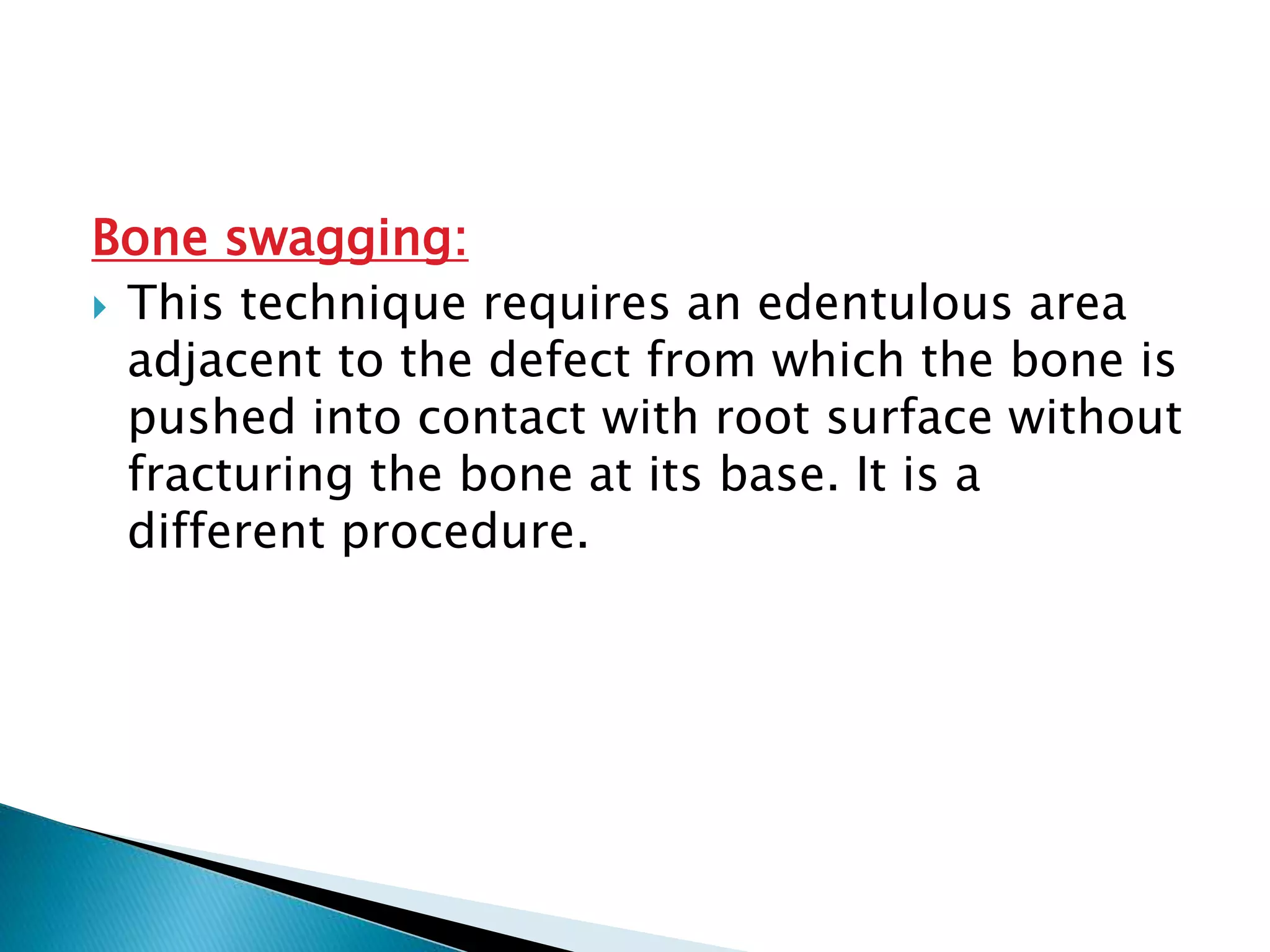 Regenerative osseous surgery | PPTX