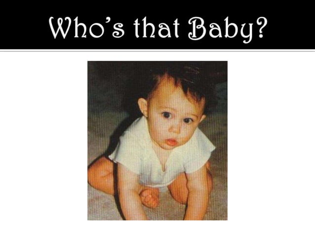 Whos' that Baby? | PPT