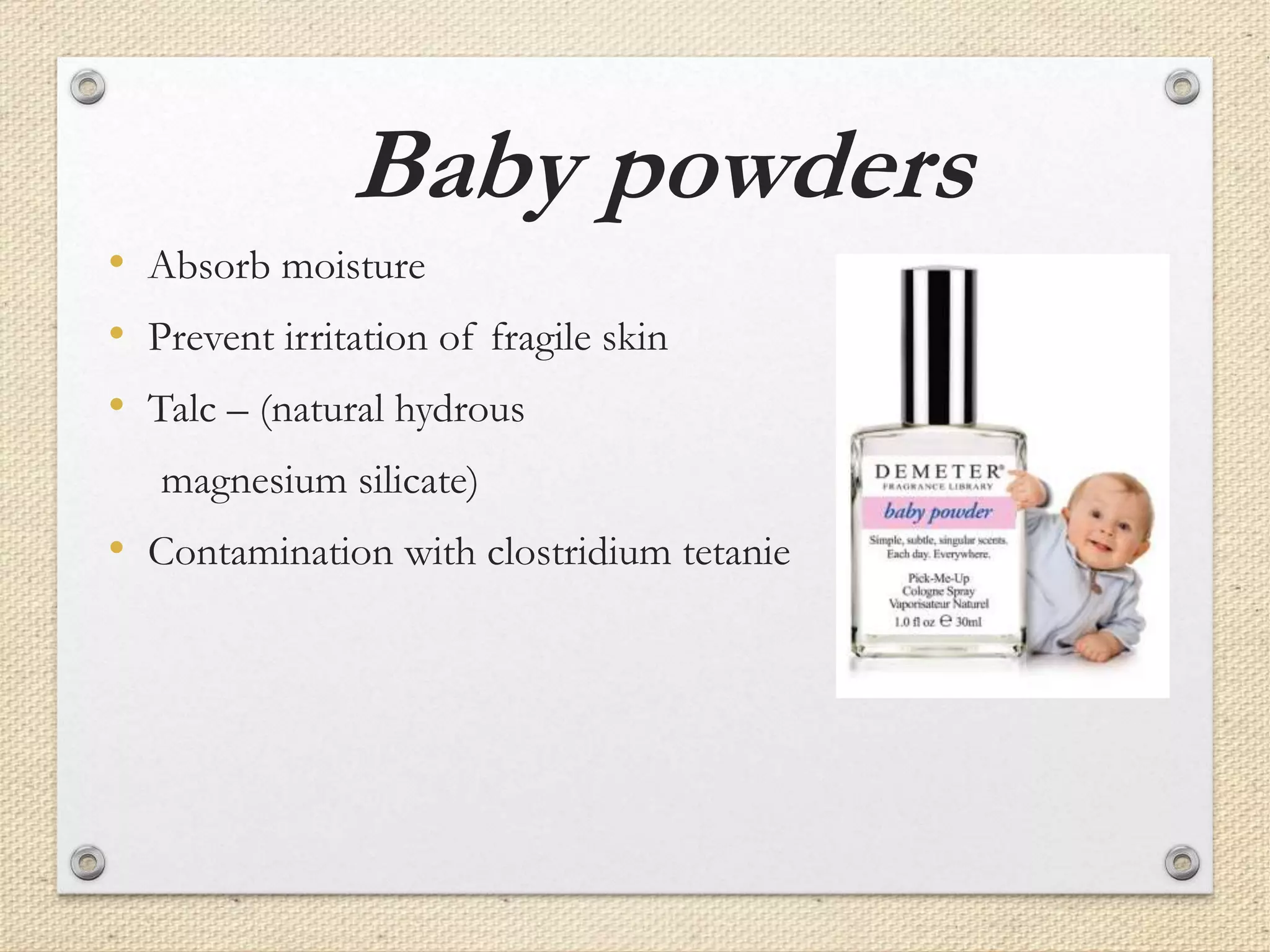 Baby powders | PPTX
