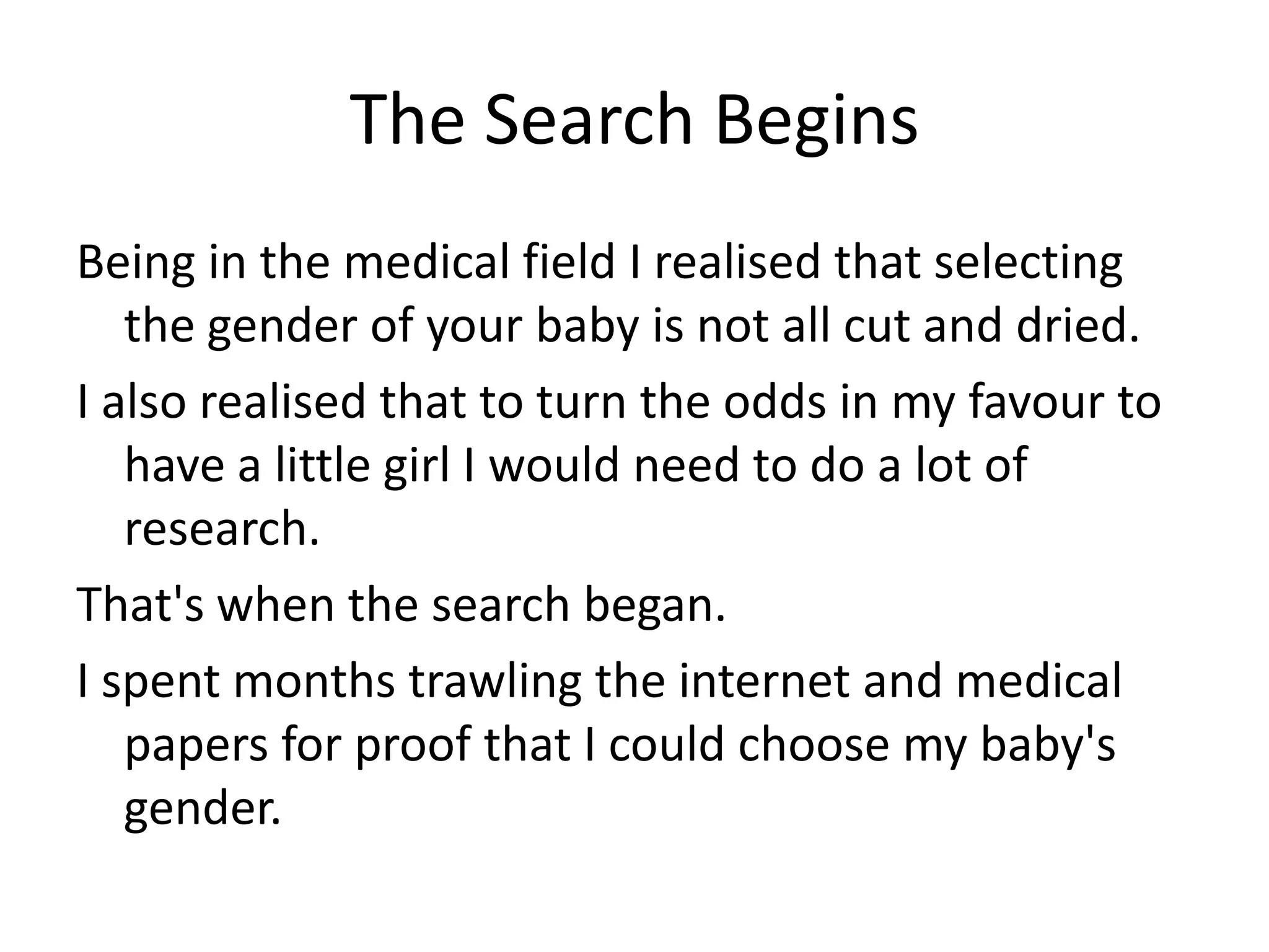 Baby predictor gender | PPTX