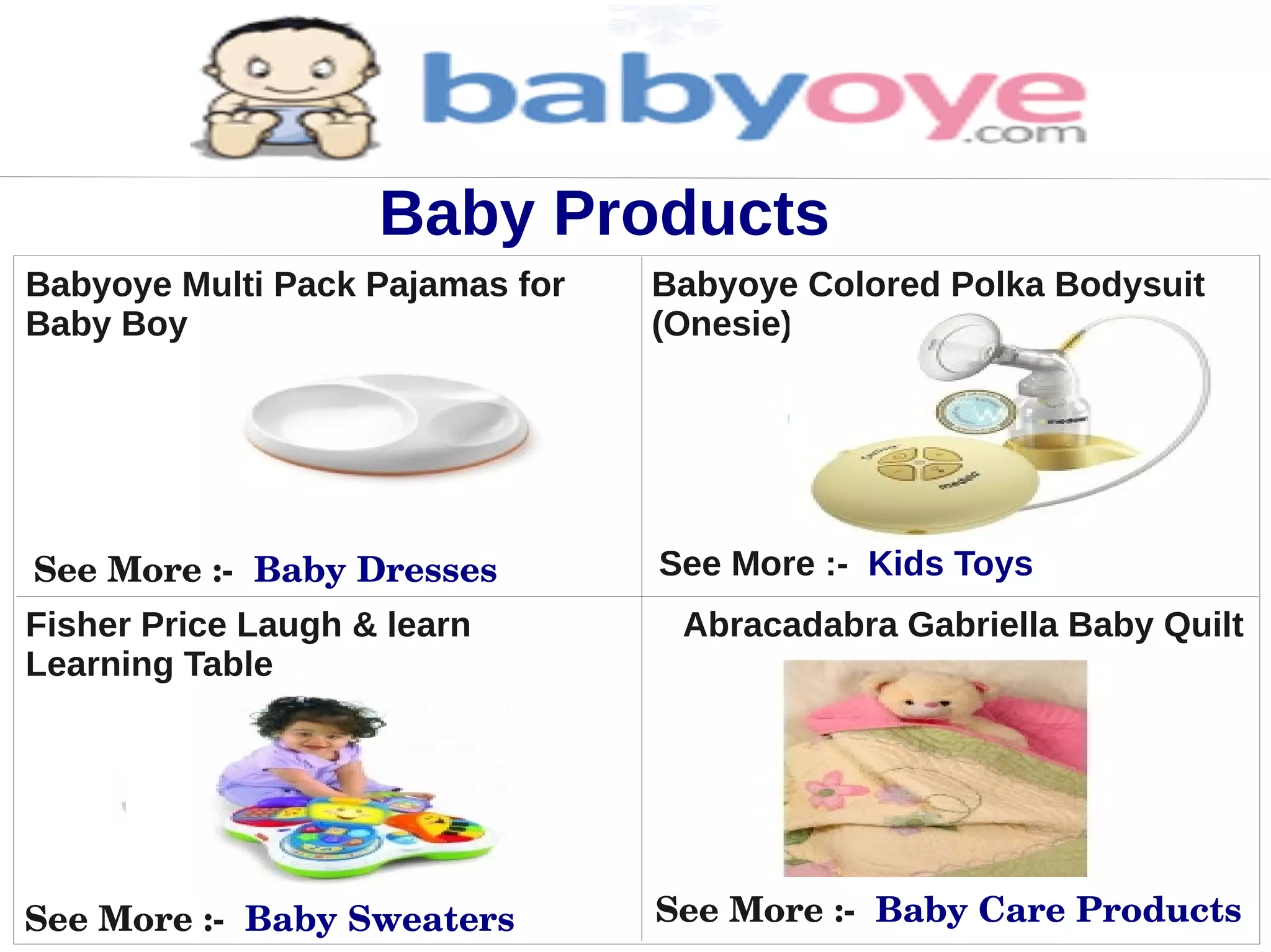 Baby products | PPT