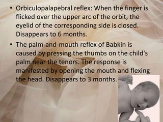 Reflexes of Newborns | PPTX