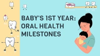 BABY'S 1ST YEAR: ORAL HEALTH MILESTONES | PDF