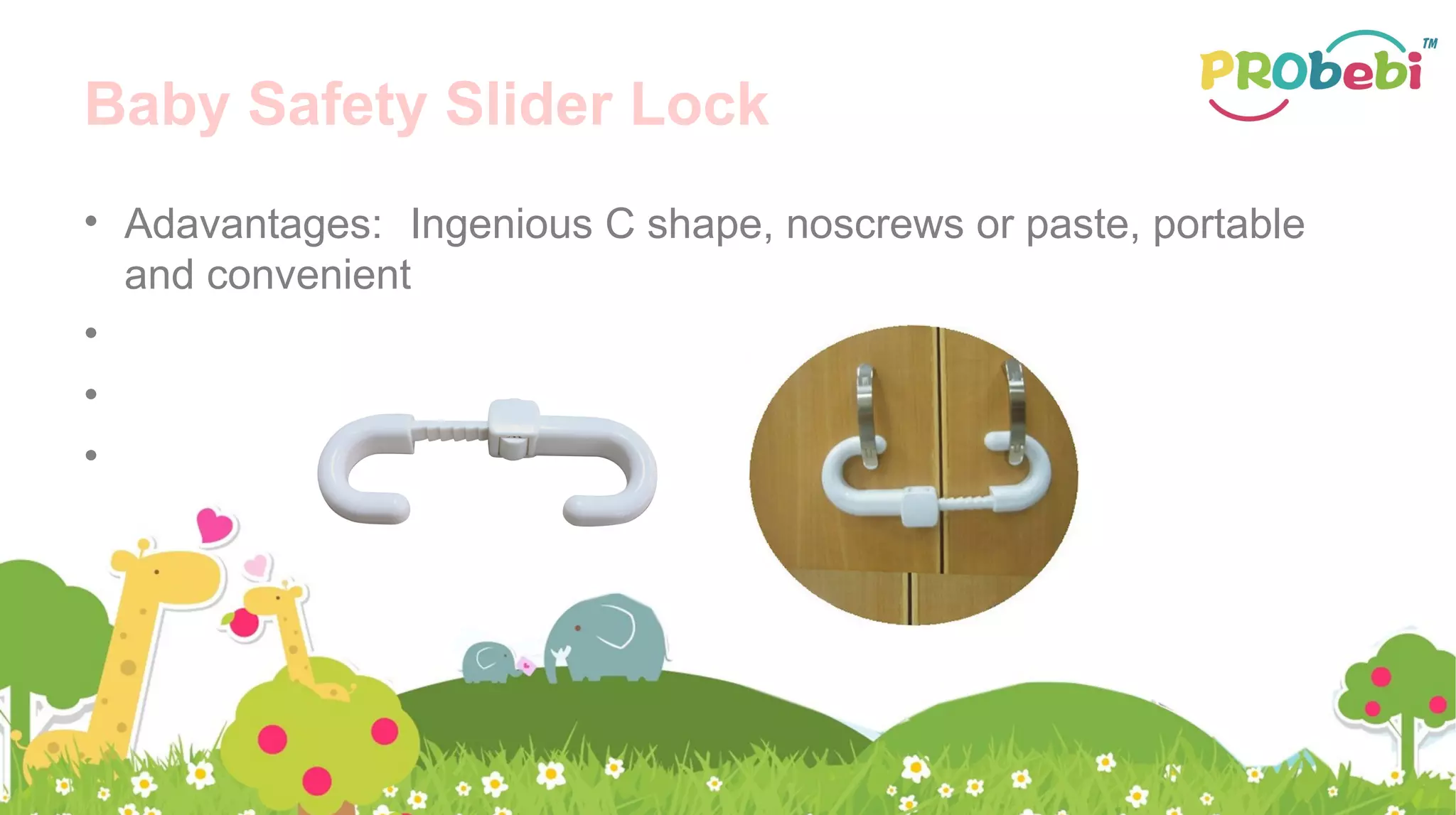 Baby safety locks & latches -probebi | PPT