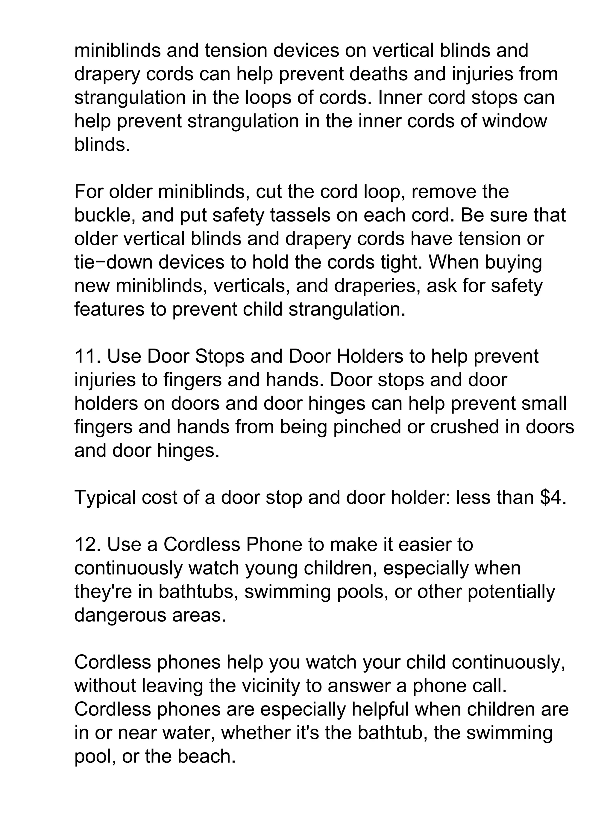 Baby safety tips | PDF