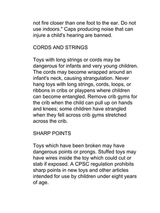 Baby safety tips | PDF