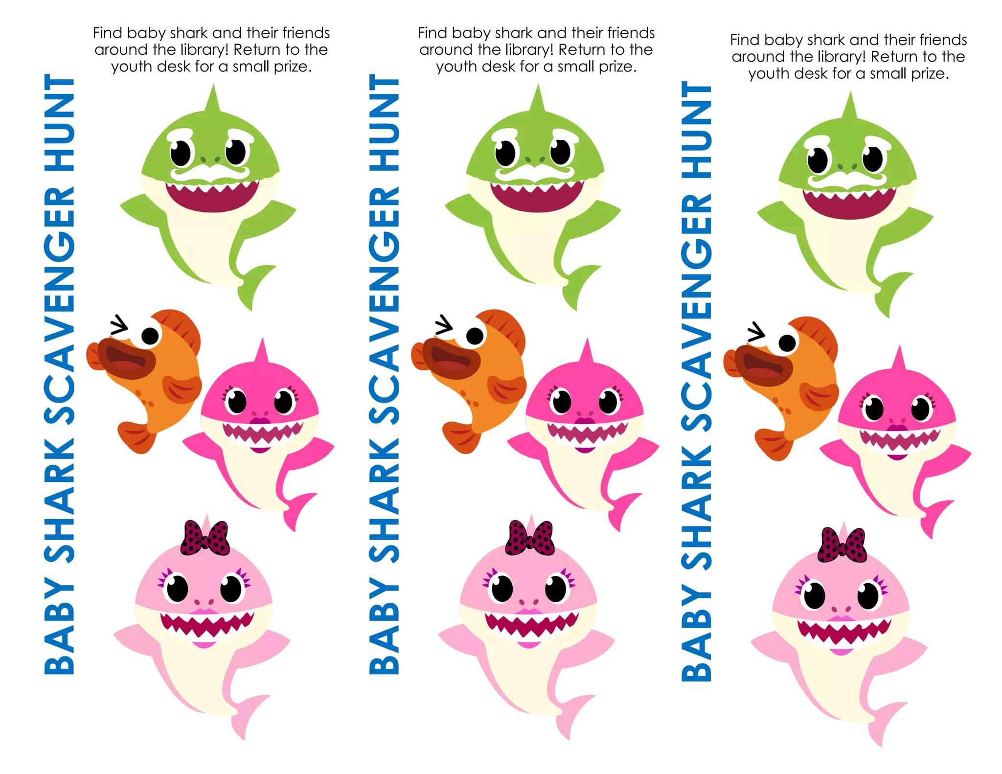 Baby Shark Scavenger Hunt | PDF