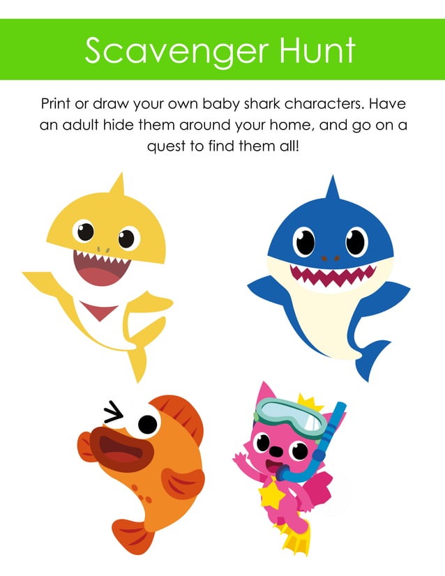 Baby Shark Storytime | PDF | Fish and Aquariums | Pets