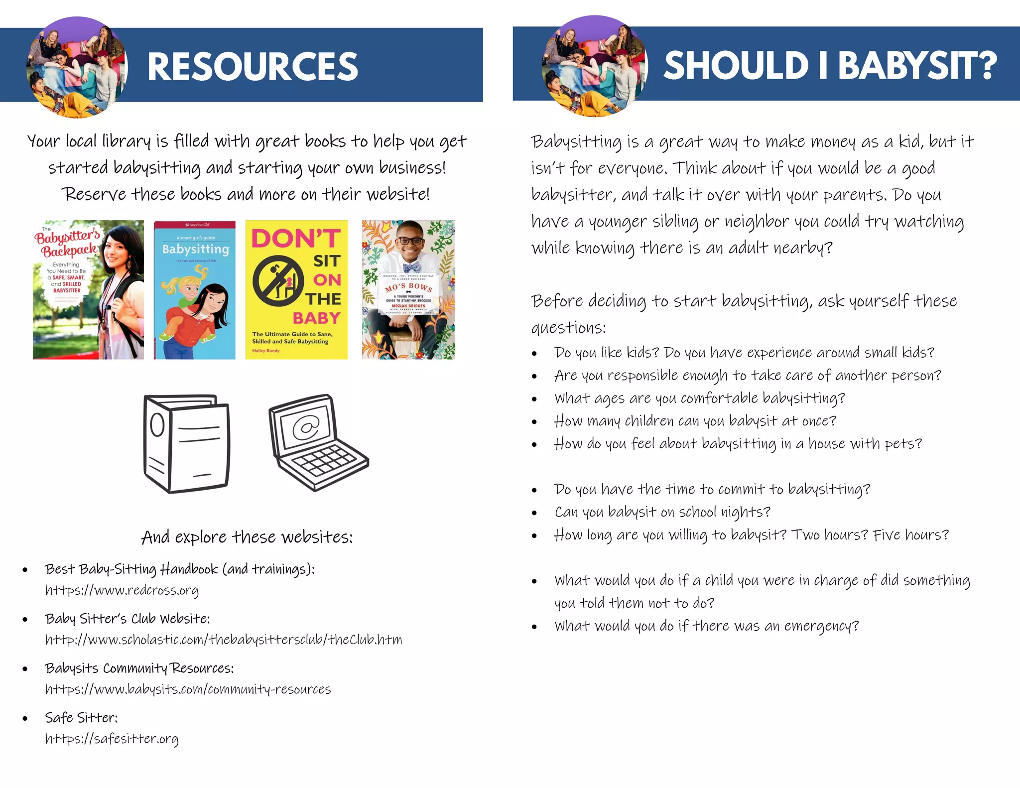 Baby-Sitters Club Baby Sitting Guide | PDF