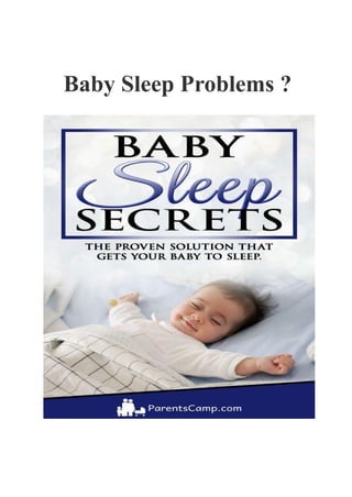 Baby sleep problems | PDF