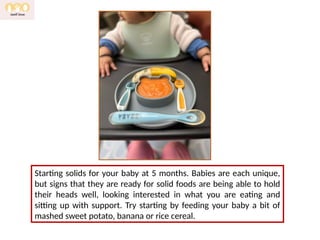 Baby Solids Food Schedule - Introducing Solids at 5 Months.pptx