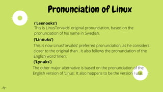 Linux Presentation | PDF
