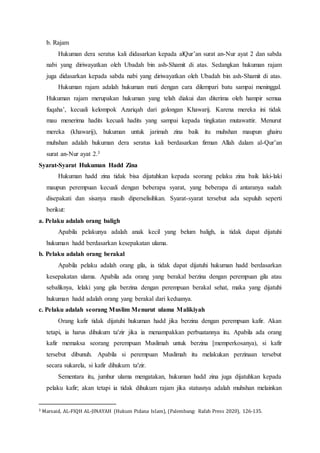 BAB ZINA PER HUKUM PIDANA | PDF