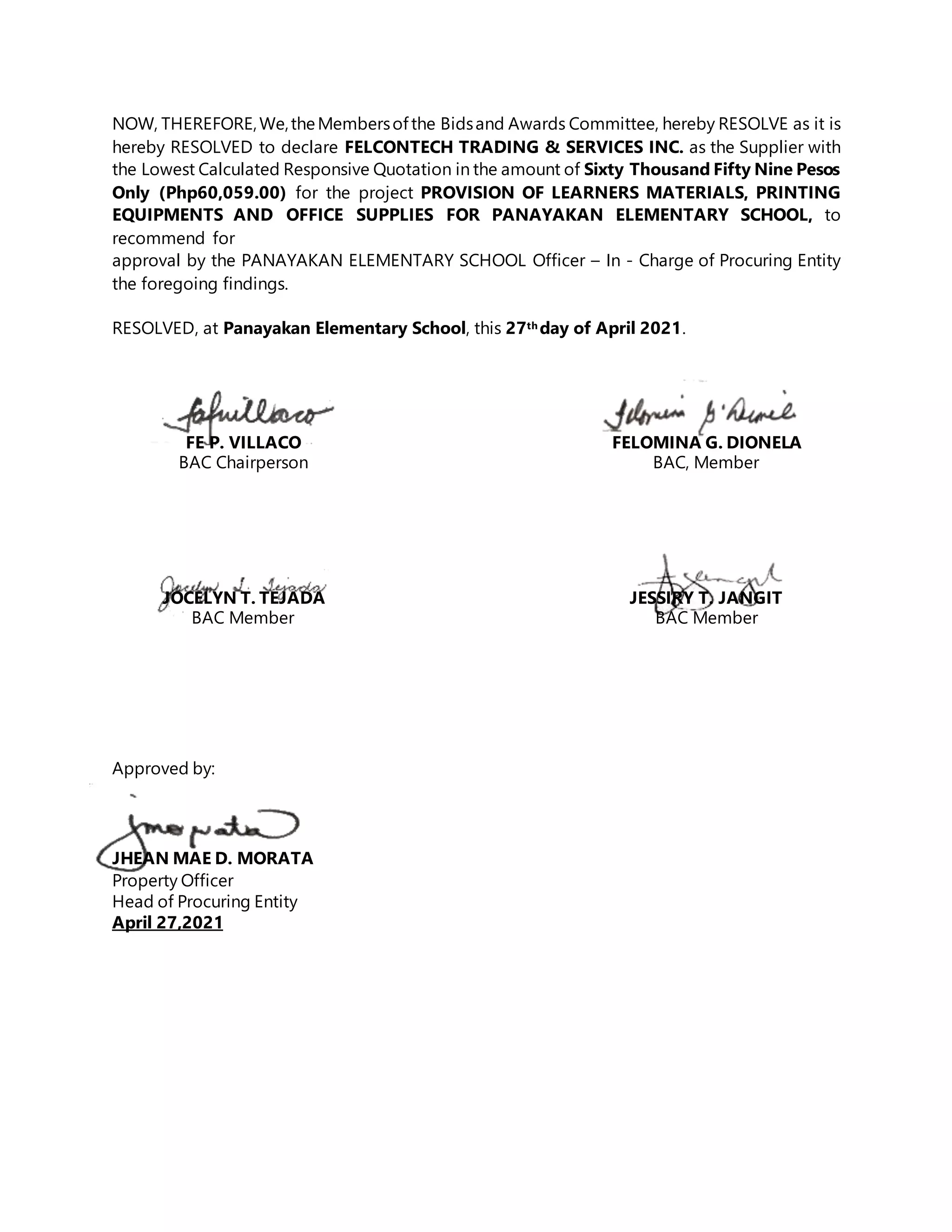 Bac resolution-01 | DOCX