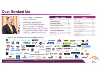 Bowkett Auto Consulting Background | PDF