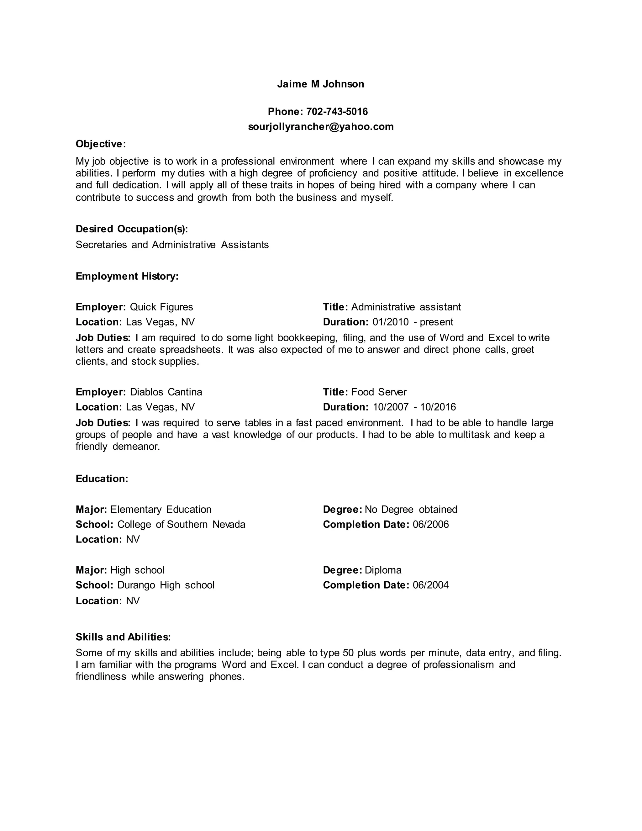 JaimeJohnsonResume | PDF