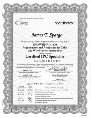 IPC Certification | PDF