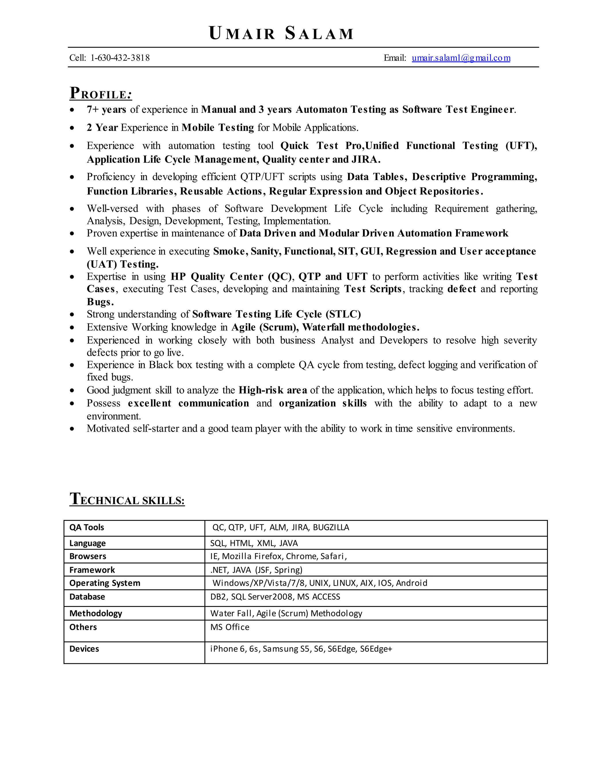 Umair Salam | DOCX | Web Development | Internet