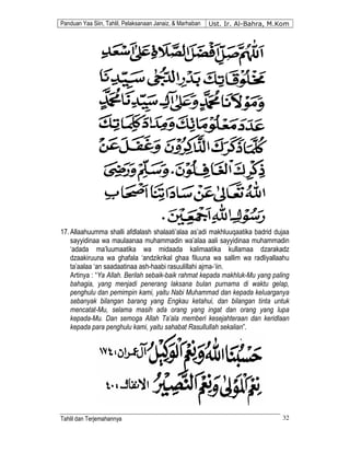 Bacaan tahlil | PDF